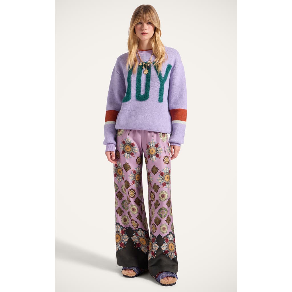 LA DOUBLEJ Printed Palazzo Pants